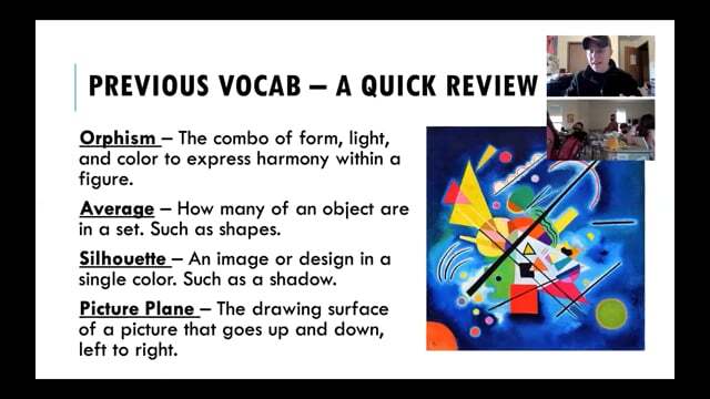 Orphism Silhouette Drawing for Place Value - ArtsLink