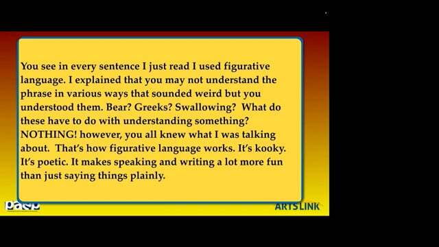Figuratively Speaking: Part 1 - Figuring Out Figurative Language With ...